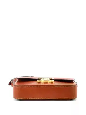 Celine Triomphe East-west Smooth Calfskin Shoulder Bag - Brown