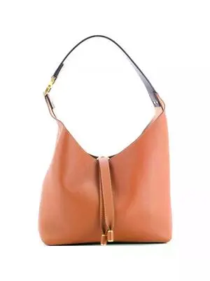 Chloé Marcie Nm Leather Small Hobo Bag - Brown