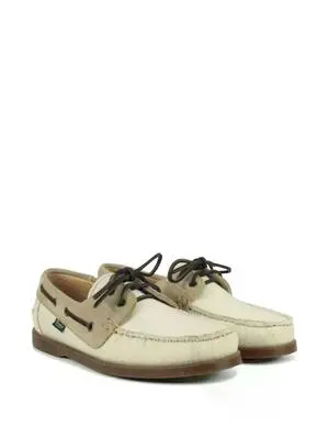 Paraboot Canvas Boat Shoes