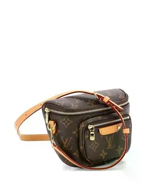 LOUIS VUITTON Bum Bag Monogram Canvas Mini Belt Bag