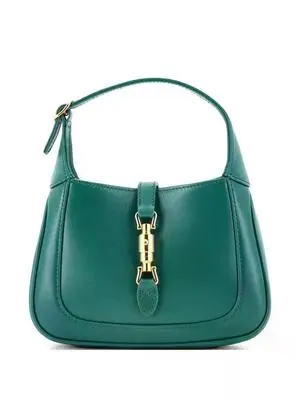 Gucci Jackie 1961 Leather Mini Hobo Bag - Green