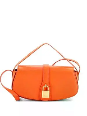Celine Tabou Clutch With Strap - Orange