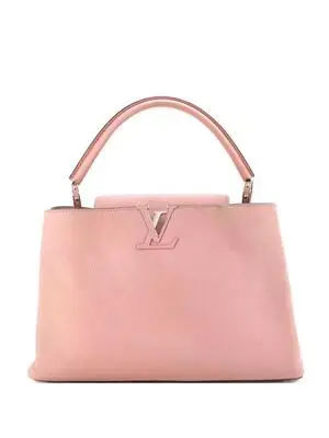 LOUIS VUITTON Capucines Mm Satchel - Pink