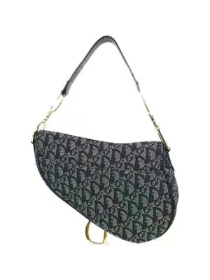 Dior 2000 Saddle Tote Bag - Blue