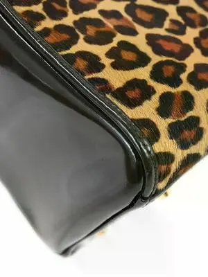 Dior 1997 Lady Leopard-pattern Tote Bag