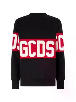 Gcds Logo Sweatshirt - Black