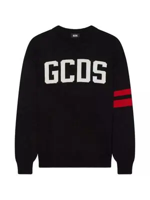 Gcds Logo Print Crew Neck Sweatshirt