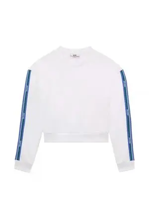 Gcds Logo-detail Sweatshirt - White
