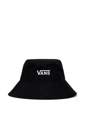 VANS Logo-embroidered Drawstring Bucket Hat - Black