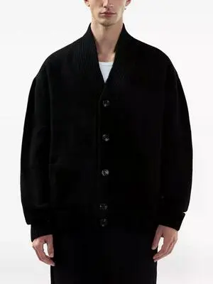 Gcds Shawl-collar Buttoned Cardigan