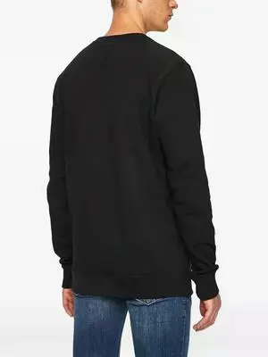 VANS Logo-detail Long-sleeved Sweatshirt - Black