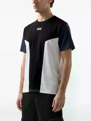 Gcds Color-block T-shirt - Black