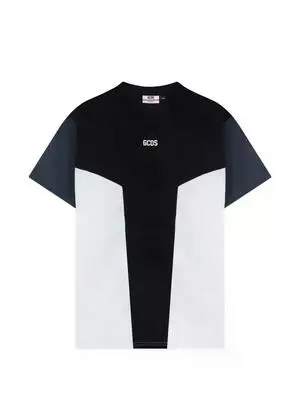 Gcds Color-block T-shirt - Black