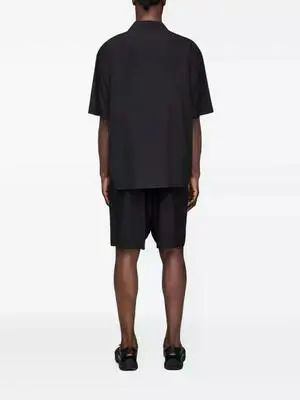 Y3 Perforated-detail Short-sleeve Shirt