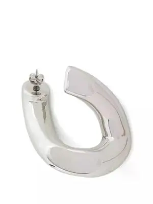 Patrizia Pepe Crystal-embellished Hoop Earrings