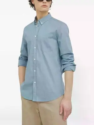SAMSOE SAMSOE Buttoned Shirt - Blue