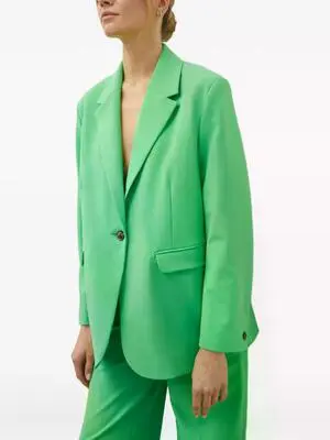 SAMSOE SAMSOE Single-breasted Blazer - Green