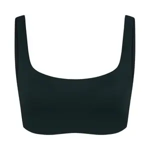 NIKESKIMS Matte Scoop-neck Bra 'dark Teal/dark Teal - Blue