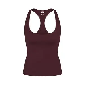NIKESKIMS Matte Racer Back Tank 'currant