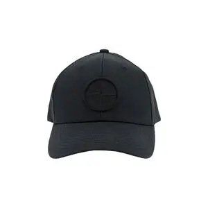 Stone Island Logo Print Cap - Black