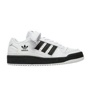 Adidas Forum Low J Black Midsole - White