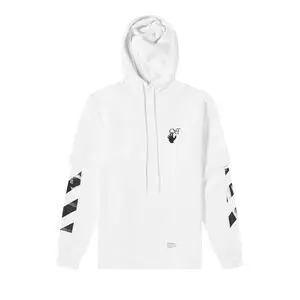 Off-White Carav Arrow Double Sleeve Hoodie /black - White
