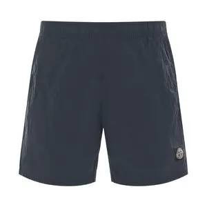 Stone Island Compass Patch Swim Shorts 'navy - Blue