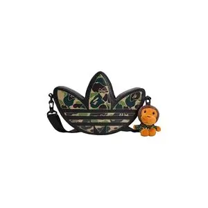 Adidas X Bape Trefoil Shoulder Bag - Black