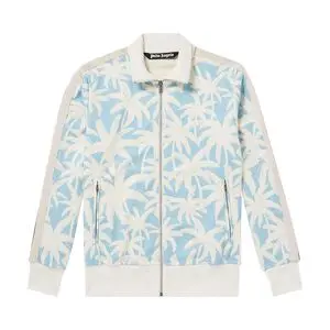 Palm Angels Palms All Over Track Jacket 'light /off White - Blue