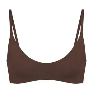 NIKESKIMS Matte Micro Scoop Bra 'dark Sepia - Brown