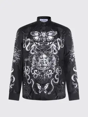 Philipp Plein Cotton Casual Shirt With Logo Print