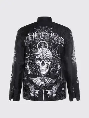 Philipp Plein Cotton Casual Shirt With Logo Print