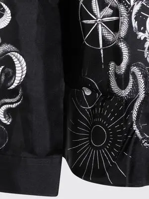 Philipp Plein Cotton Casual Shirt With Logo Print