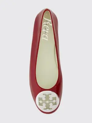 Tory Burch Patent Leather Ballerinas - Red
