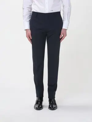 Dsquared2 Single-breasted Dress In Stretch Wool Blend - Blue