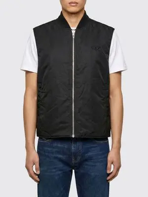 DIESEL® Quilted Zip-up Vest - Black