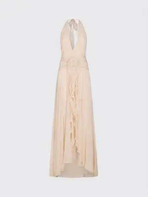 Blumarine Halter Maxi Dress - Amber