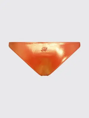 Blumarine Metallic Bikini Bottom - Orange