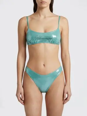 Blumarine Stretch Polyester Bikini Top - Green