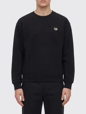 Kenzo Crewneck Sweatshirt With Embroidered Logo - Black