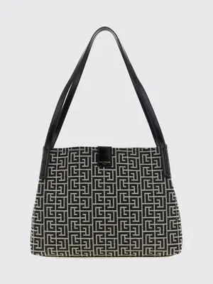 Balmain Balmain Monogram Shoulder Bag White