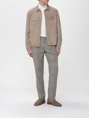 Brunello Cucinelli Virgin Wool And Silk Chino Pants