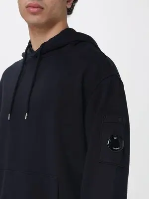 C.P. COMPANY Cotton Hoodie - Blue