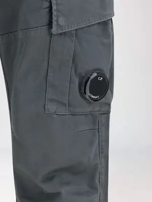 C.P. COMPANY Stretch Cotton Cargo Trousers - Grey