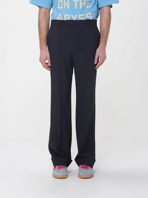 Valentino Garavani Valentino Wool Blend Tailored Trousers Blue