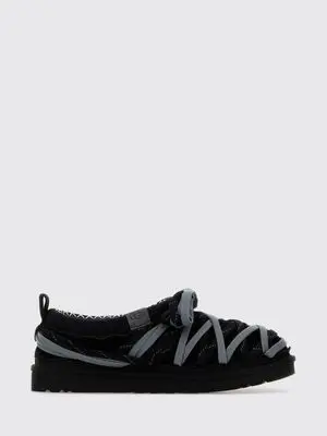 UGG Tasman Lace Suede Sabots - Black