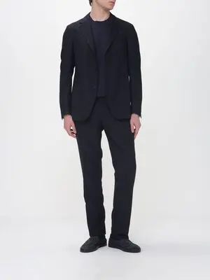 LARDINI Virgin Wool Dress - Blue
