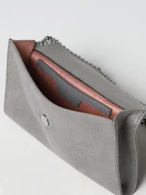 Stella McCartney Falabella Bag In Crackled Faux Leather - Grey