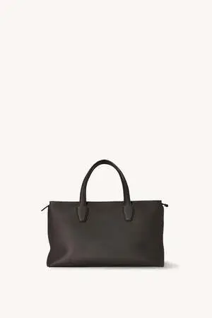 THE ROW Marcel Top Handle Bag Deep Brown