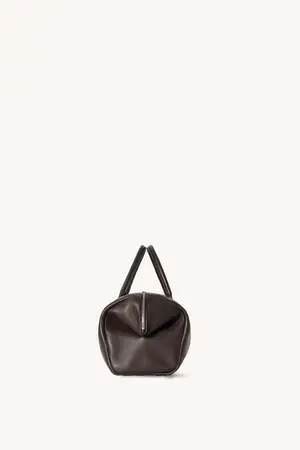 THE ROW Faye Bowling Bag - Dark Brown